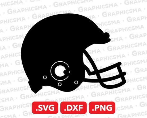Football Helmet Svg File Football Helmet Dxf American Etsy