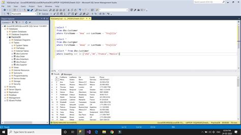 004 And Or And Not Keywords In Sql Server Youtube