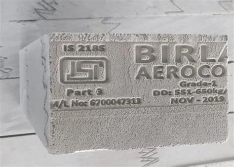 Birla Aerocon Aac Block 24x8x8 In At ₹ 3500 Cubic Meter In Mumbai Id 2851508123091