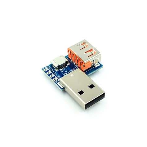 Modulo Adaptador USB Macho A USB MicroUSB Hembra Mm Leantec ES