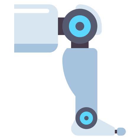 Robot Leg Free Electronics Icons