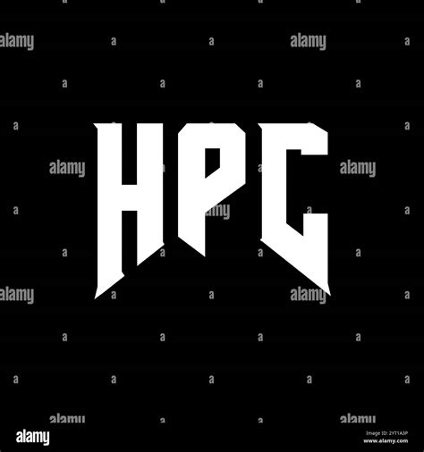 Hpc Letter Logo Design For Technology Company Hpc Logo Design Black