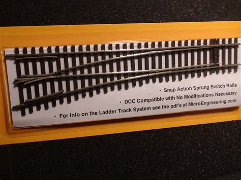 Micro Engineering 14 714 Ho Ladder Track System Turnout Lh 5c Code 83 4758444081