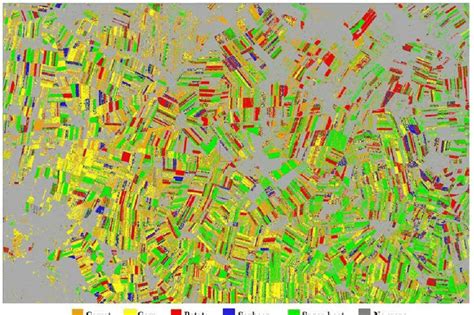 Crop Classification Map Obtained By Svm With Multi Temporal