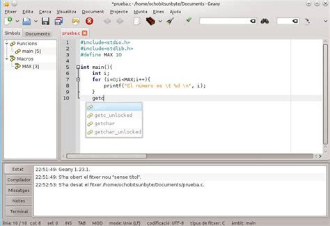 Geany Editor En Debian Ubuntu Y Linux Mint Ochobitshacenunbyte