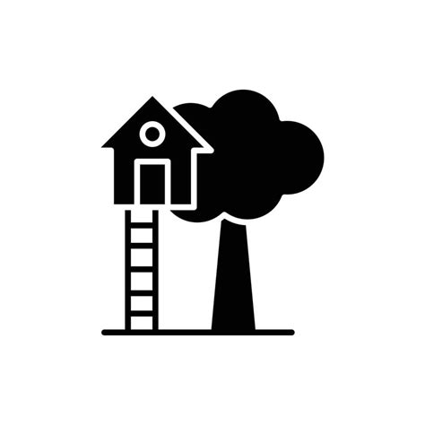 House Tree Icon Vector Art At Vecteezy