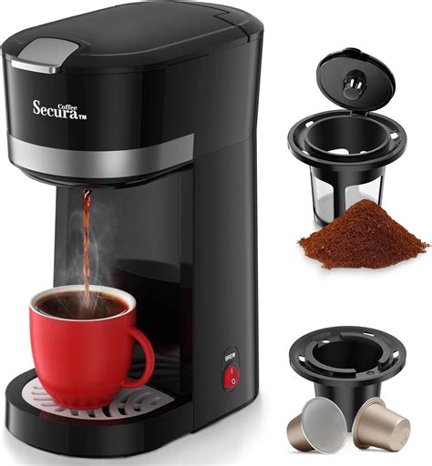 Secura Cafetera De Una Sola Porción Para Taza K Cup Cafetera De Una