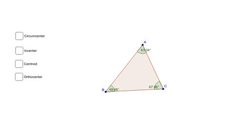 Points Of Concurrency Geogebra
