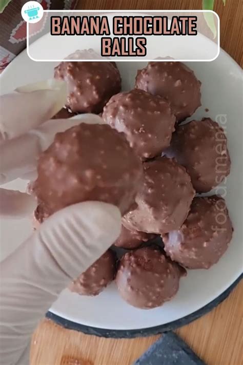 Banana Chocolate Balls Healthy And Easy 🍌🍫 Best For A Moist And