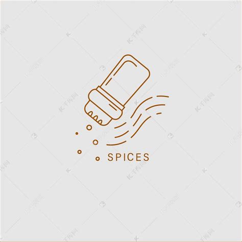 香料和香草的矢量图标和标志素材图片免费下载 千库网
