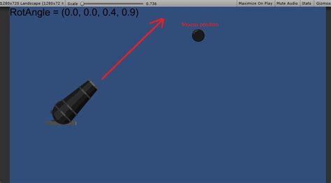 Unity 2d Rotating Cannon To Mouse Position Inaccuracy Issue Game