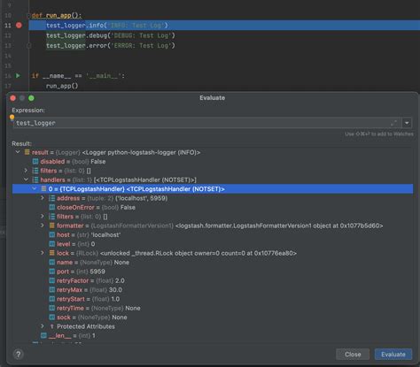 Logging Python Logs To Logstashelk Issue Stack Overflow