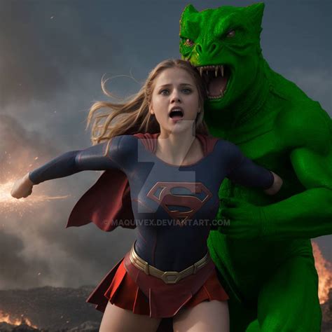 Supergirl Desperately Tries To Fly Away By Maquivex On Deviantart