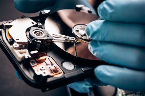 Premium Photo Computer Service Engineer Technician Workplace