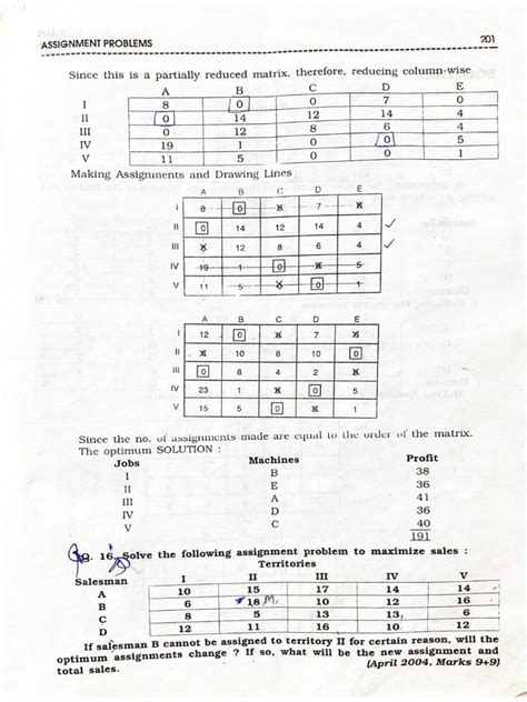 Assignment Problems Hw Pdf
