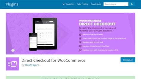 Woocommerce Direct Checkout Wookeeper