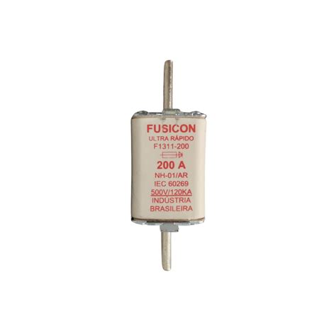 Fusível Ultra Rápido 200a 500v F1311 200 Fusicon