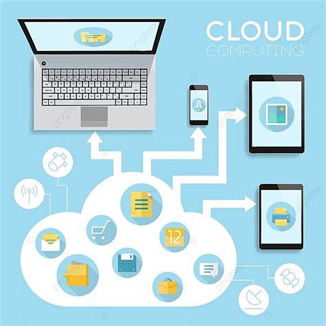Cloud Computing Infographics Connection Sign Communication Vector Connection Sign
