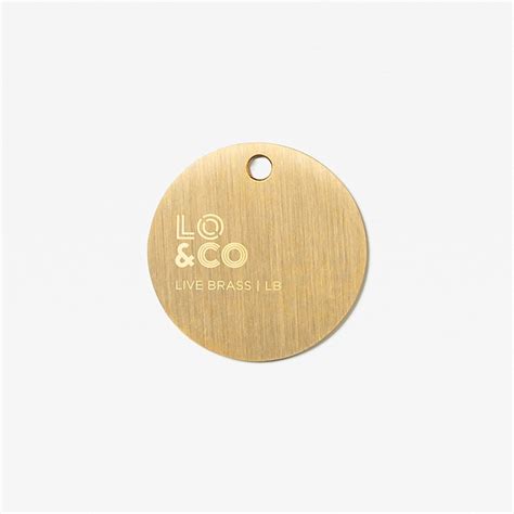 Sample Chip Live Brass 60mm Lo And Co Lo And Co