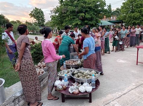မင်းဘူးမြို့ မြစ်ရေဝင်ရောက်သည့် နေအိမ်များ၊ ရေဘေးရှောင်စခန်းများသို့