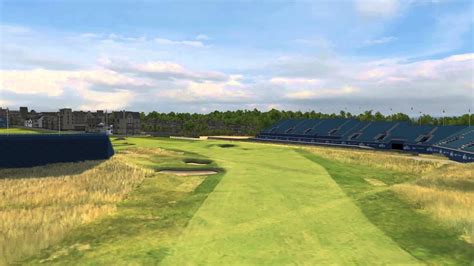 Flyover 17th Hole At The Old Course At St Andrews Venue For The 144th