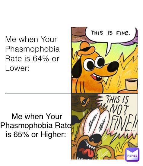 Me When Your Phasmophobia Rate Is 64 Or Lower Me When Your