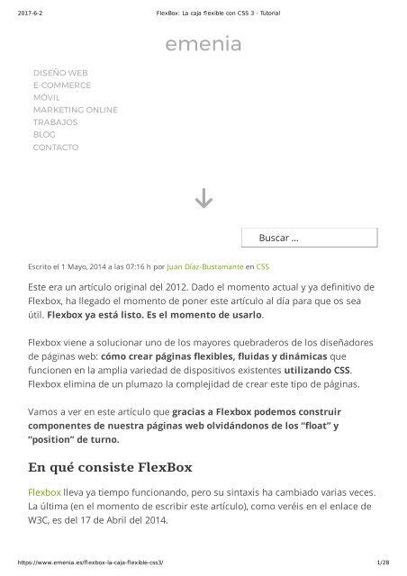FlexBox La Caja Flexible Con CSS Tutorial