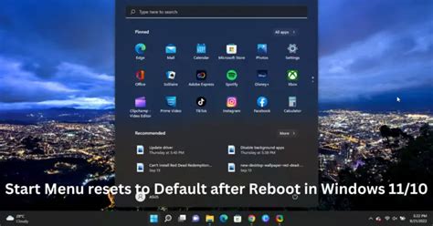 Remove Recommended Section From Start Menu In Windows 11
