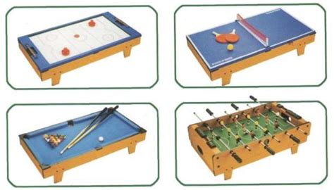 Купить настольные игры - футбол + аэрохоккей + бильярд + теннис Partida ...