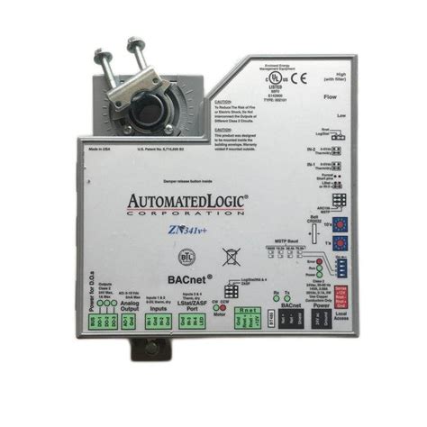 Automated Logic Zn341v Bacnet Vav Controller Value Control Value Controls