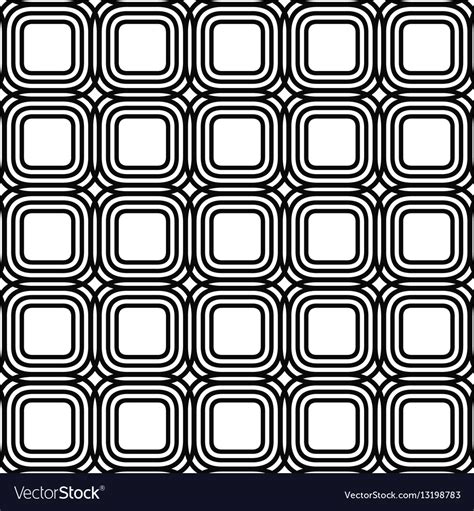 Rounded Square Grid Pattern Design Background Vector Image