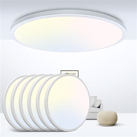 Zemty Flush Mount Ceiling Light Flat Led Lighting Fixture For Ceiling Zemty