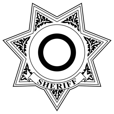 Vector Illustration Of Sheriff Badge 11142611 Vector Art At Vecteezy
