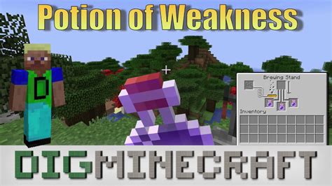 Splash Potion Of Weakness Minecraft Pe Recipe Deporecipe Co