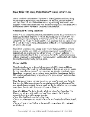 Fillable Online Save Time With These QuickBooks W Docx Instructions For Form 1099 PATR Fax