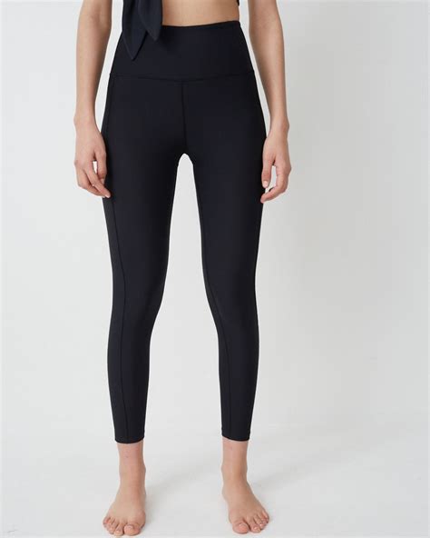 Luxury Activewear For Women High Waisted Black Leggings The