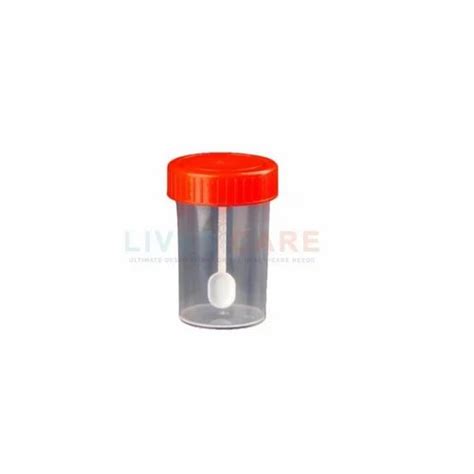 Plastic Stool Container Capacity 30 And 75ml At Rs 4piece In Ghaziabad