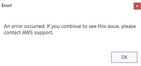 Amazon Appstream 20 이미지 빌더를 통해 이미지를 생성할 때 An Error Occurred 오류 발생 문제 해결 방법 Aws Repost