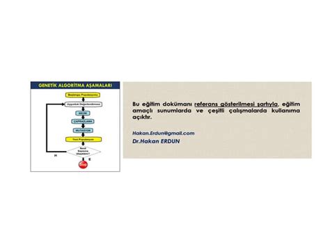 Genetic Algorithm Examples And Presentation In Turkish Ppt