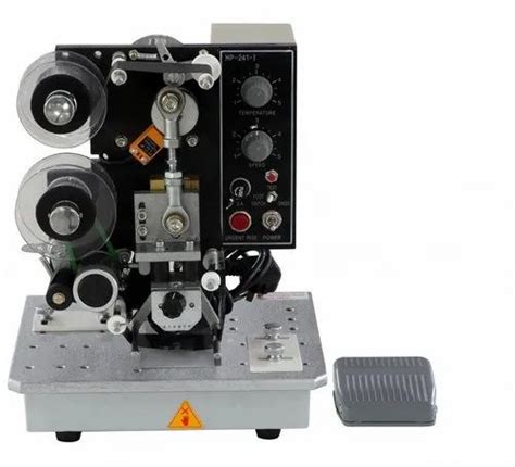 semi automatic ribbon coding machine at rs 19500 ऑटोमैटिक बैच कोडिंग मशीन in faridabad id