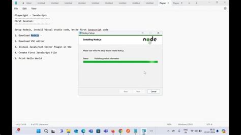 Node JS Tutorial How To Install NPM Nodejs In Visual Studio Code Install NPM Nodejs In VS