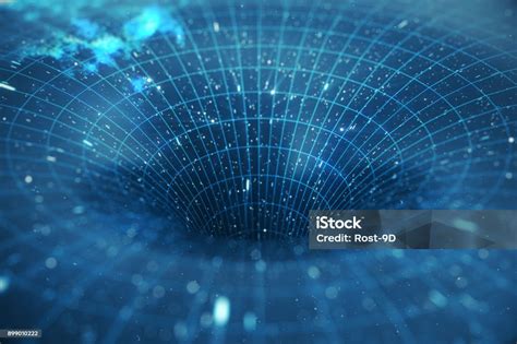 3d 그림 터널 또는 벌레 구멍 다른 하나의 우주를 연결할 수 있는 터널 추상 속도 터널 워프 공간 벌레 구멍 또는 블랙 홀 코스모스에 임시 공간을 극복의 현장에서 디지털