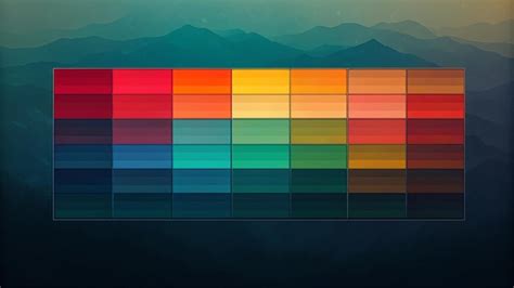 Шаблон цветовой палитры Цветовые коды Rgb Hex Html Векторный цвет Премиум Ai сгенерированное