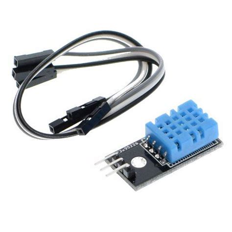 Moduł Czujnik Temperatury Pcb Dht11 Kable Arduino Erlipl