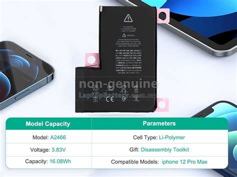 Apple Iphone 12 Pro Max Batteryhigh Grade Replacement Apple Iphone 12