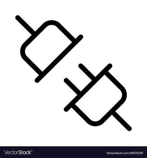 Inserting Plug Into The Socket Securely Royalty Free Vector