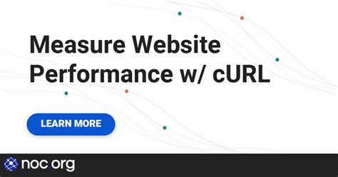 using curl to test the performance of a website blog