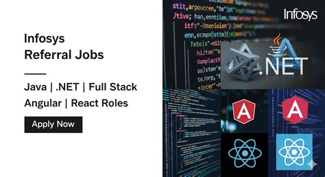 Infosys Referral Jobs Infosys Hiring Global Tech Roles Java Net Full Stack Angular React
