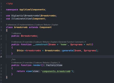 Laravel Host No Detecta Variable De Constructor De Component Breadcrumb Stack Overflow En