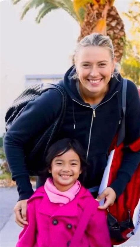A Young Alex Eala With Maria Sharapova